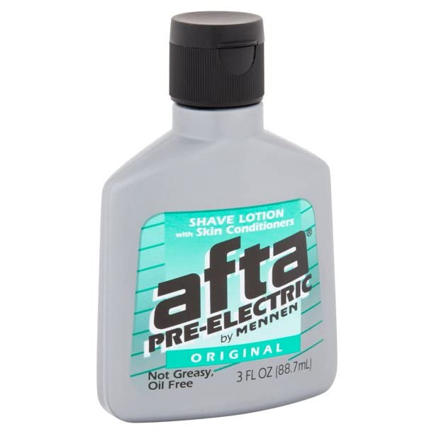 Afta Pre-Electric Shave Lotion With Skin Conditioners Original 3 Fl Oz