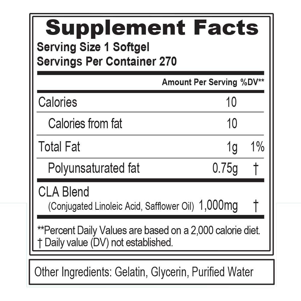 Evlution Nutrition CLA 1000, Conjugated Linoleic Acid, Weight Loss ...