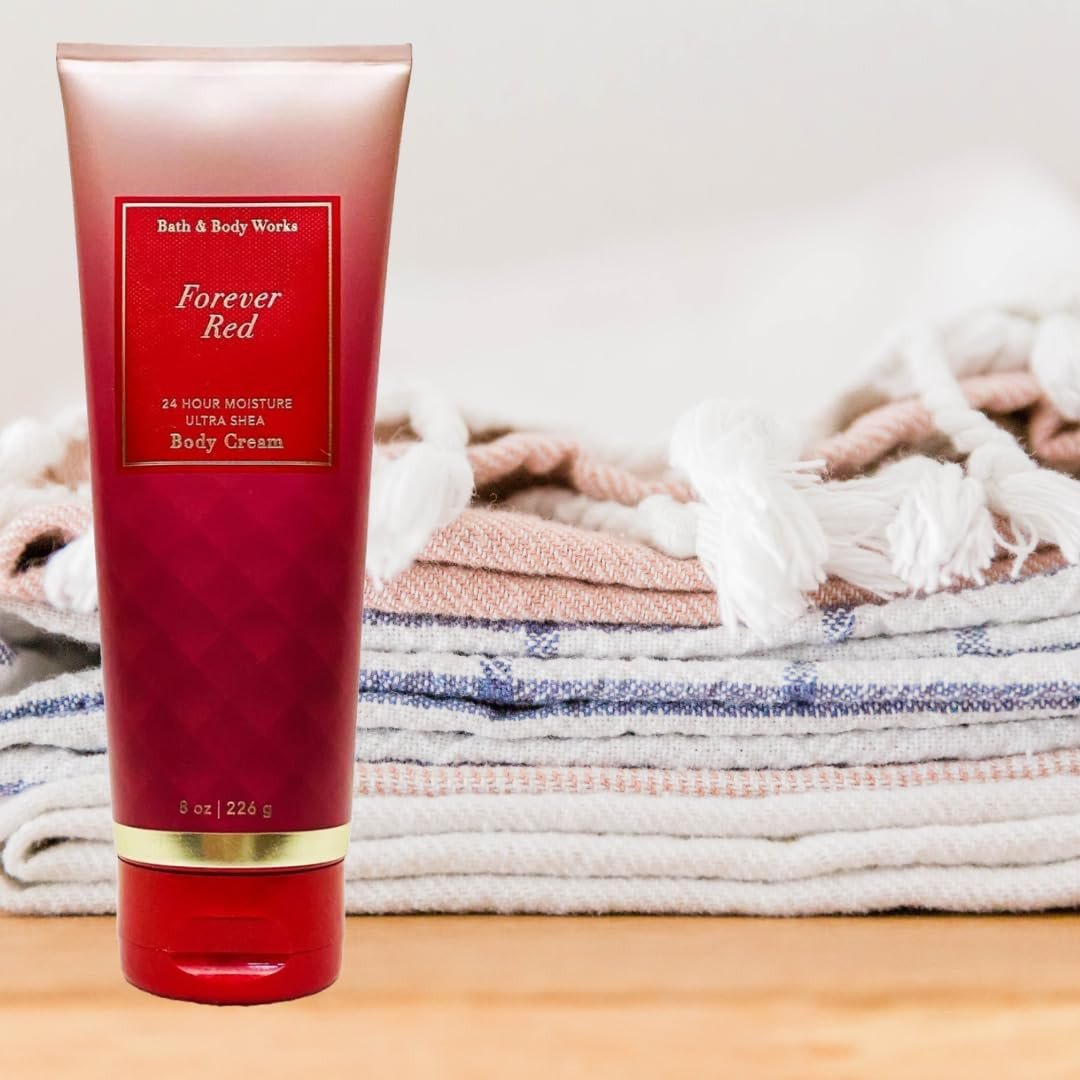 Bath & Body Works Forever Red Ultra Shea Body Cream 8 Ounce (Packaging ...