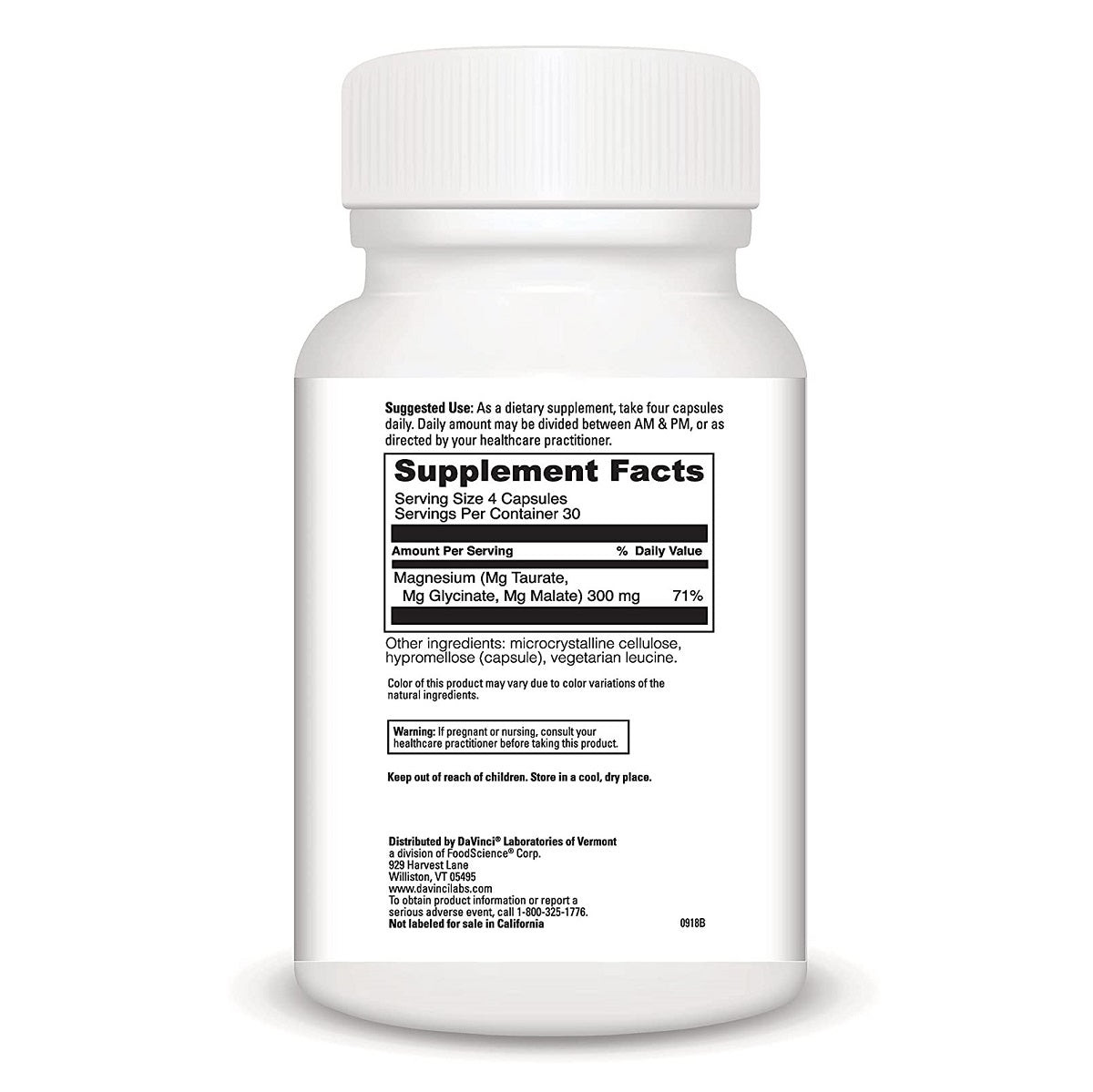 DaVinci Labs Tri-MAG 300 - 120 Capsules