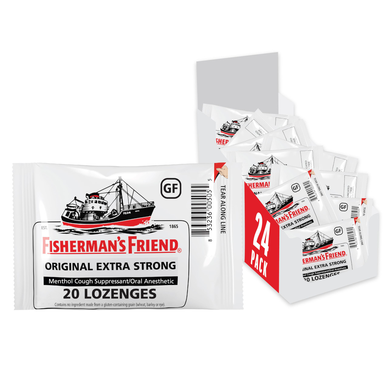 Fisherman'S Friend Original Extra Strong Cough Lozenges (20 Drops X 24 ...