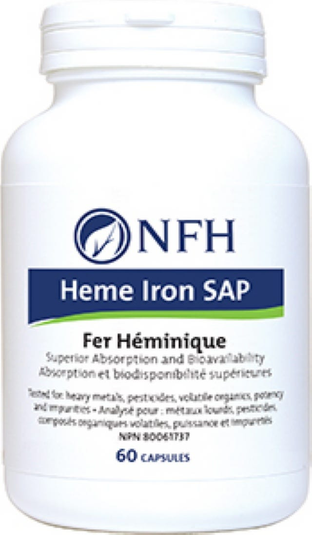NFH Heme Iron SAP, 60 Capsules