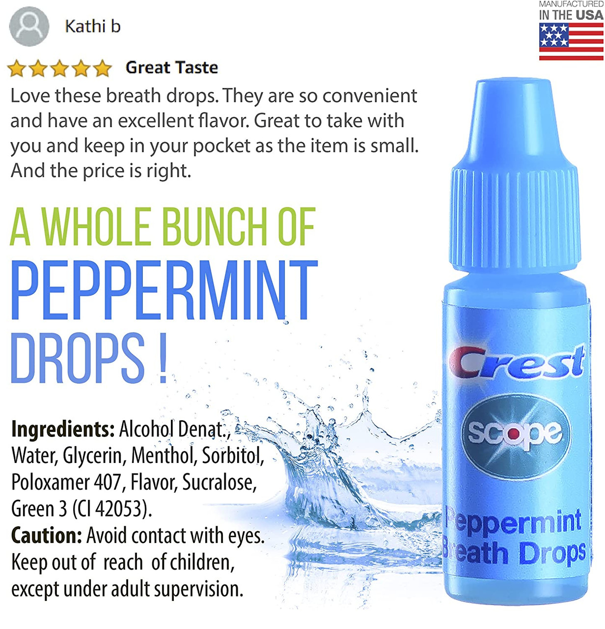 Crest Scope Breath Drops | Gravity Feed Display - 50 Count, Long ...