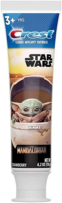 Oral-B Star Wars Mandalorian Battery Toothbrush and Crest Star Wars ...