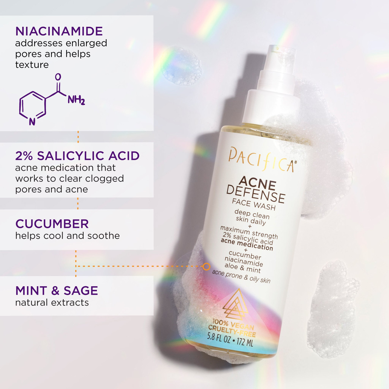 Pacifica Acne Defense Face Wash