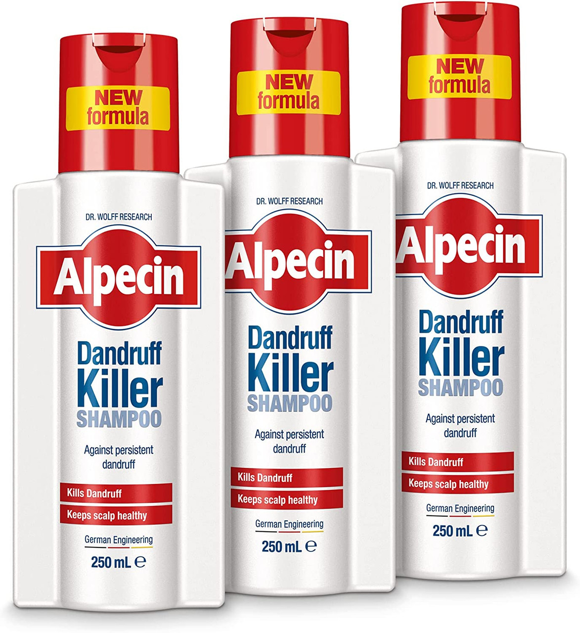 Alpecin Dandruff Killer Shampoo 3x 250ml | Effectively Removes and ...