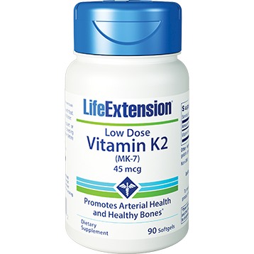 Life Extension Low Dose Vitamin K2 45 mcg 90 gels