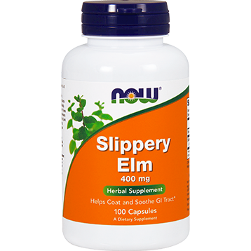 NOW Slippery Elm 400 mg 100 caps