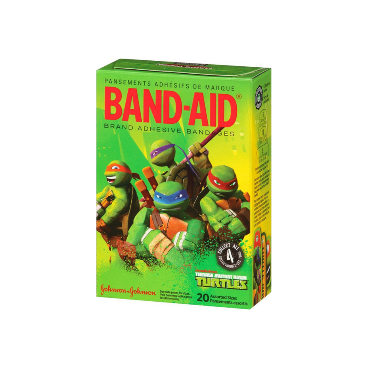 BAND-AID Adhesive Bandages, Teenage Mutant Ninja Turtles, Assorted ...