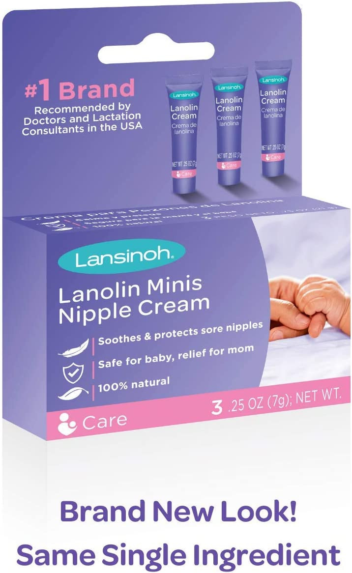 Lansinoh Lanolin Nipple Cream for Breastfeeding, 1.4 Ounce Tube