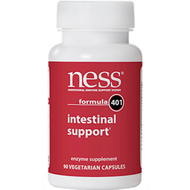 Ness Enzymes - Intestinal Support #401 90 Veggie Capsules