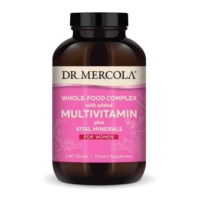 Dr. Mercola Whole Food Multivitamin Plus Vital Minerals Dietary ...