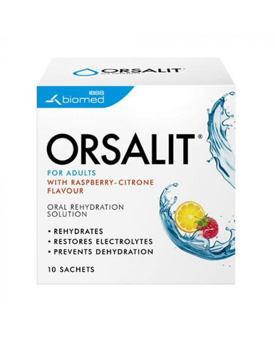 Orsalit For Adults Oral Rehydration Solution Powder Sachet 10s