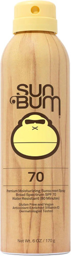 Sun Bum Original SPF 70 sunscreen body spray 6 oz