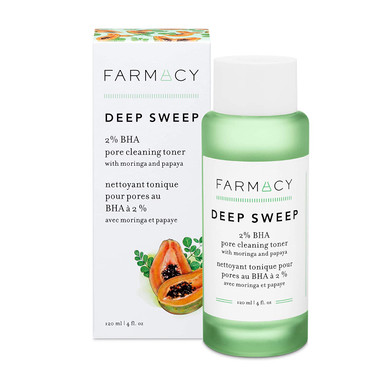 Farmacy Deep Sweep 2% BHA Toner for Face - Pore Cleaner and Facial ...