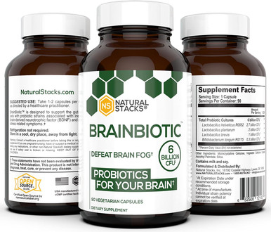 Natural Stacks: BrainBiotic - Brain Supplement - Gut-Brain Axis ...