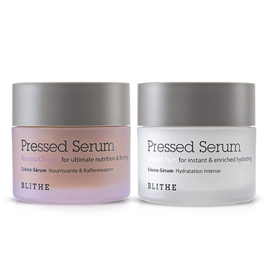 Blithe Pressed Serum Tundra Chaga Velvet Yam 2 Hydrating Face Serums with Nourishment ...