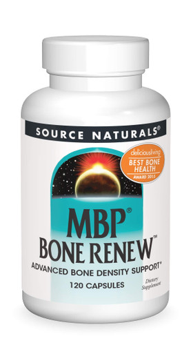 Source Naturals MBP Bone Renew - Milk Protein For Advanced Density Support - 120 Capsules