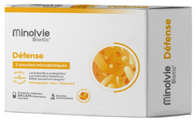 Minolvie Biotic' Defense 30 Vegetable Capsules