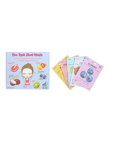 Skin Treats Five Super Soothing Fruit Sheet Masks