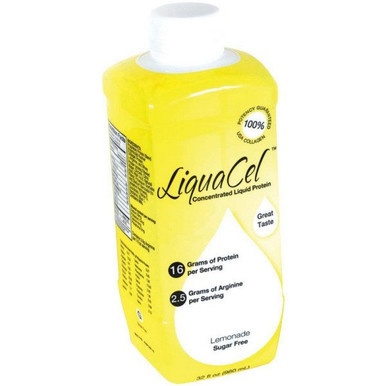 Liquacel Concentrated Liquid Protein, Sugar Free Lemonade 32 oz (1 Pack)