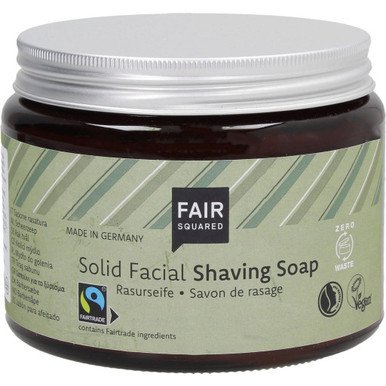 FAIR SQUARED Solid Facial Shaving Soap Gentle, luscious lather formation