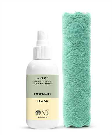Rosemary Lemon Yoga Mat Cleaning Spray by MOXE Aromatherapy