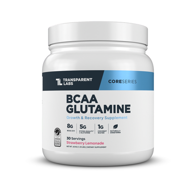 Transparent Labs BCAA Glutamine straberry lemonade 30 Servings