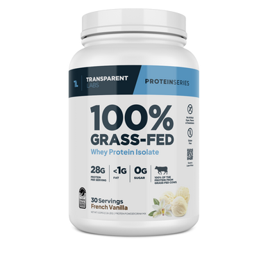 Transparent Labs Grass Fed Isolate French Vanilla 30srv