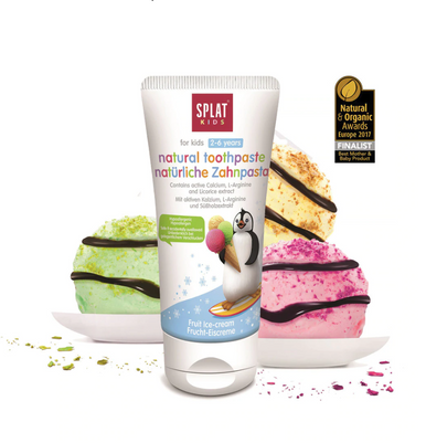 Splat Natural Toothpaste For Kids 2-6 Years Fruit Ice-Cream 50Ml ...