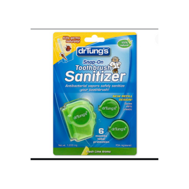 Adult Snap-On Toothbrush Sanitizer 3 Count by Dr. Tung's Products