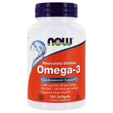 Nowfoods Omega 3 Fish Oil 100 Softgels - Kiwla