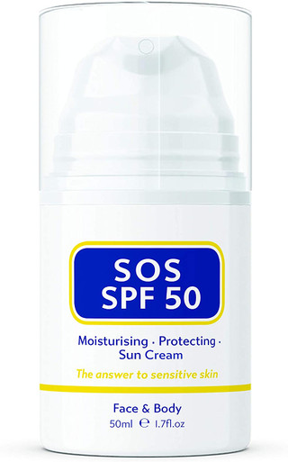 Sos Serum Skincare SPF 50 Sun Cream 50ml (Pack of 12)