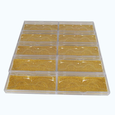 20pcs empty lash case packaging wholesale empty eyelash tray box gold ...