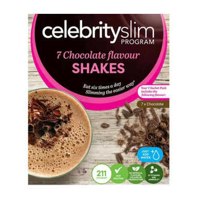 Celebrity Slim handy pack chocolate shake sachets