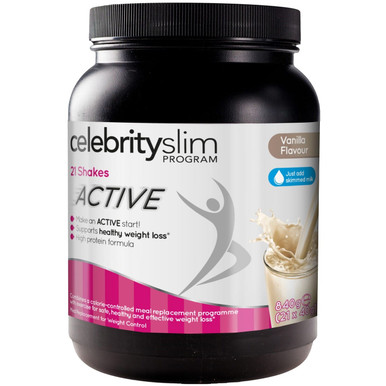 Celebrity Slim active vanilla shake