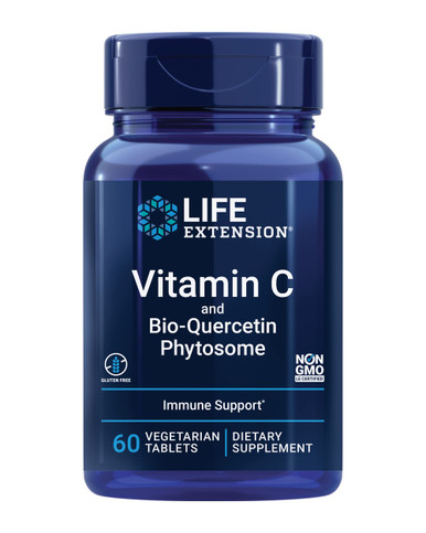 Life Extension Vitamin C and Bio-Quercetin Phytosome 60 Tablets