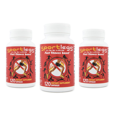 SPORTLEGS Fast Fitness Boost Pre-Workout Lactic Acid Supplement 120 ...