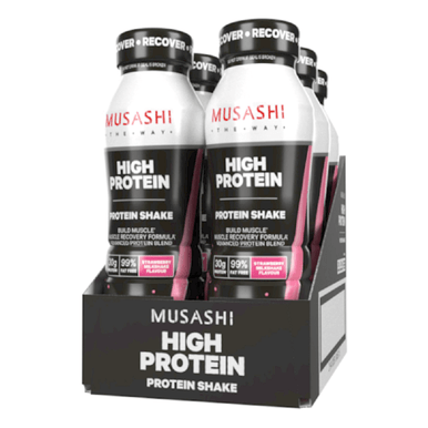 MUSASHI High Protein Shake 375mL Box of 6