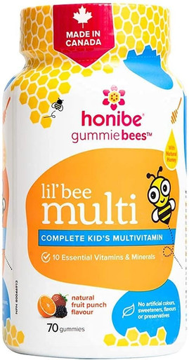 Honibe Complete Kids Multivitamin Gummies | Made in Canada | Children's ...