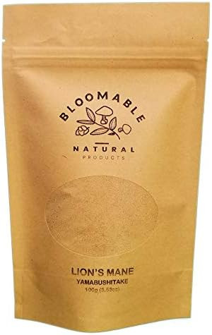 Lion's Mane Mushroom Powder by Bloomable I Brain Health, Memory, Focus ...