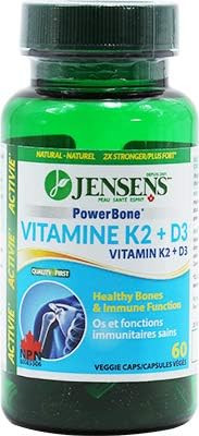 PowerBone: Healthy Bones & Osteoporosis Prevention - Vitamin K2 + D3 ...