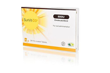 Sunvit-D3 800Iu Tablets 28