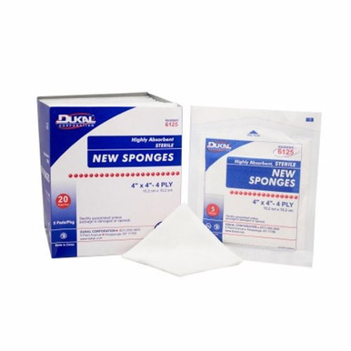 NonWoven Sponge 4 X 4 Inch, Case of 160 By Dukal