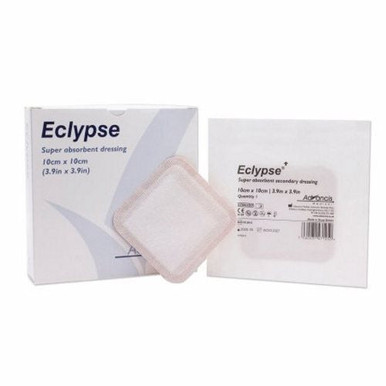 Super Absorbent Wound Dressing Eclypse Cellulose 4 X 4 Inch 20 Count By ...