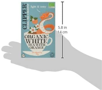 Clipper Organic White Tea Orange 26 Tea Bags