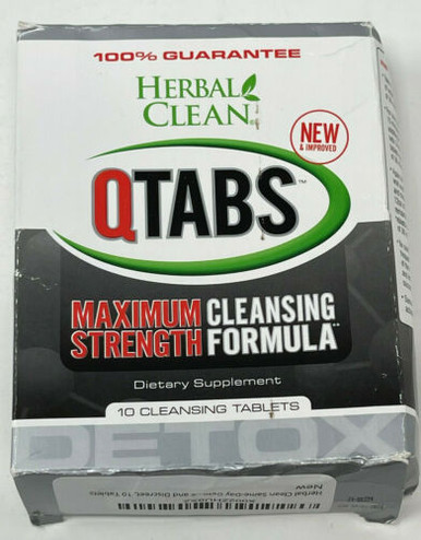 Q Tabs Maximum Strength Cleansing Formula 10 Tab By BNG Enterprises ...