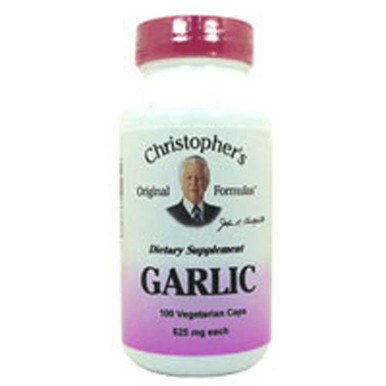 Single Herb Garlic 100 Vegicaps By Dr. Christophers Formulas