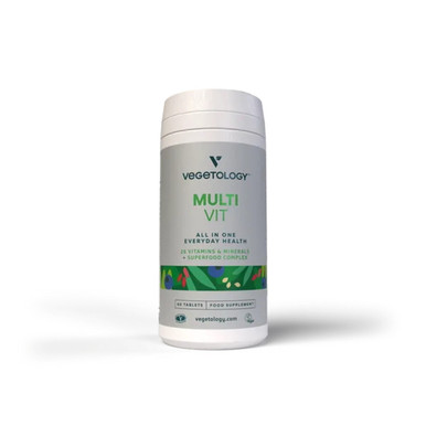 Vegetology VegVit Multivitamin & Mineral Formula - 60 veg tablets