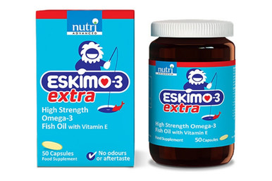 Eskimo-3 Extra High Strength Omega 3 Fish Oil - 50 capsules